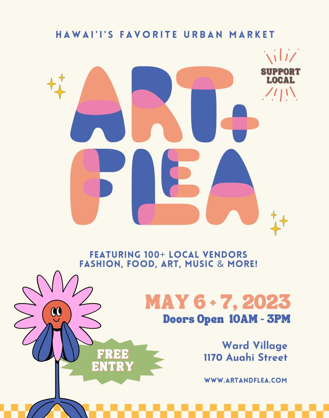 ART + FLEA Market Event on May 6-7, 2023! ART + FLEA Market Event on May 6-7, 2023!