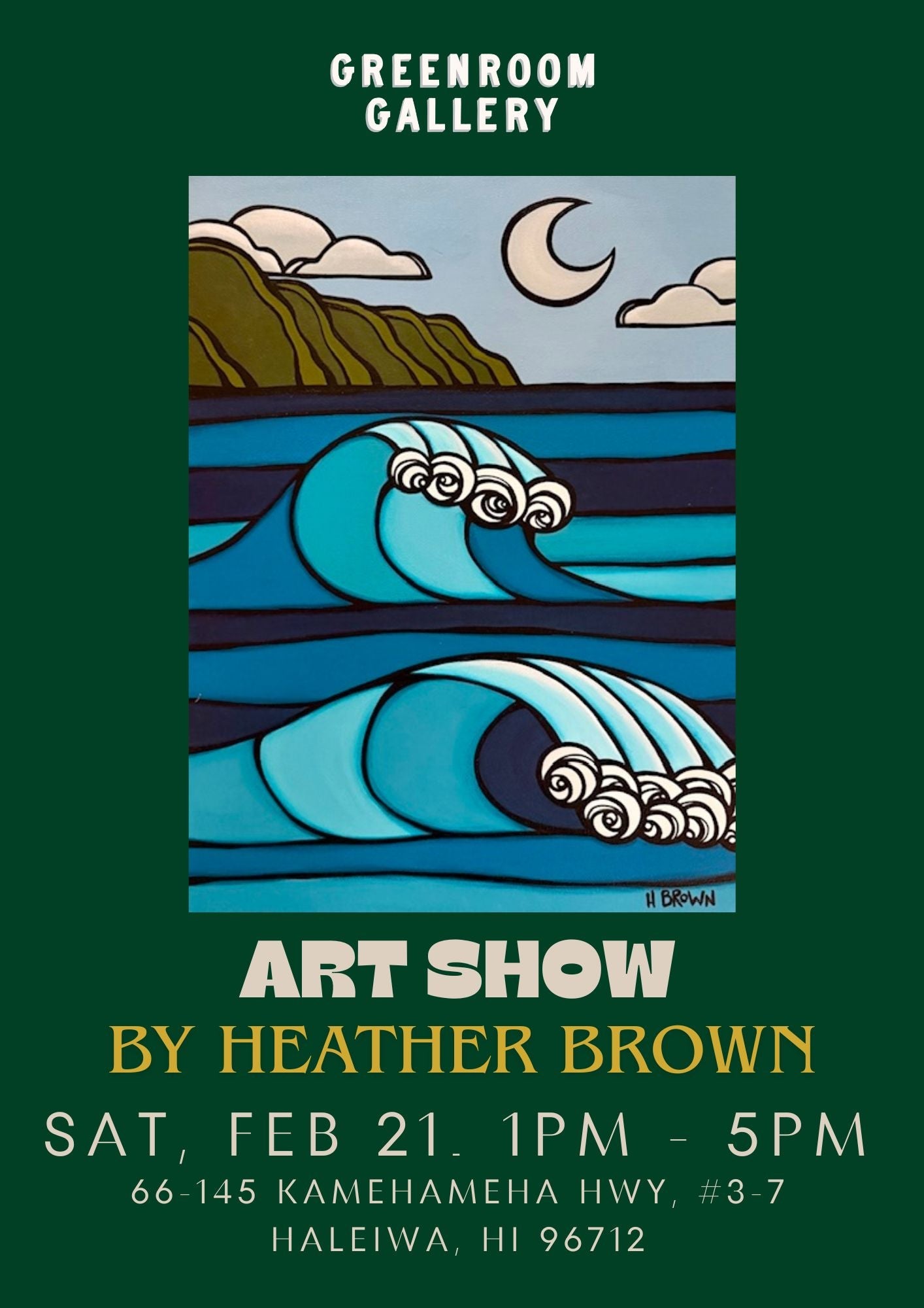 Meet the Artist, Heather Brown! – GREENROOM Gallery Hawaii
